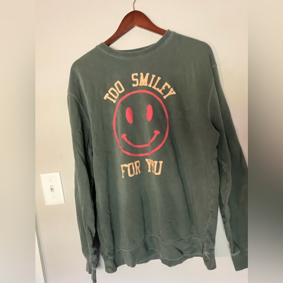 Tops | Addison Rae Merch Sweatshirt Earth Green Size L Womens | Poshmark